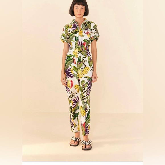 FARM Rio | Pants & Jumpsuits | Nwt Farm Rio Jumpsuit | Poshmark